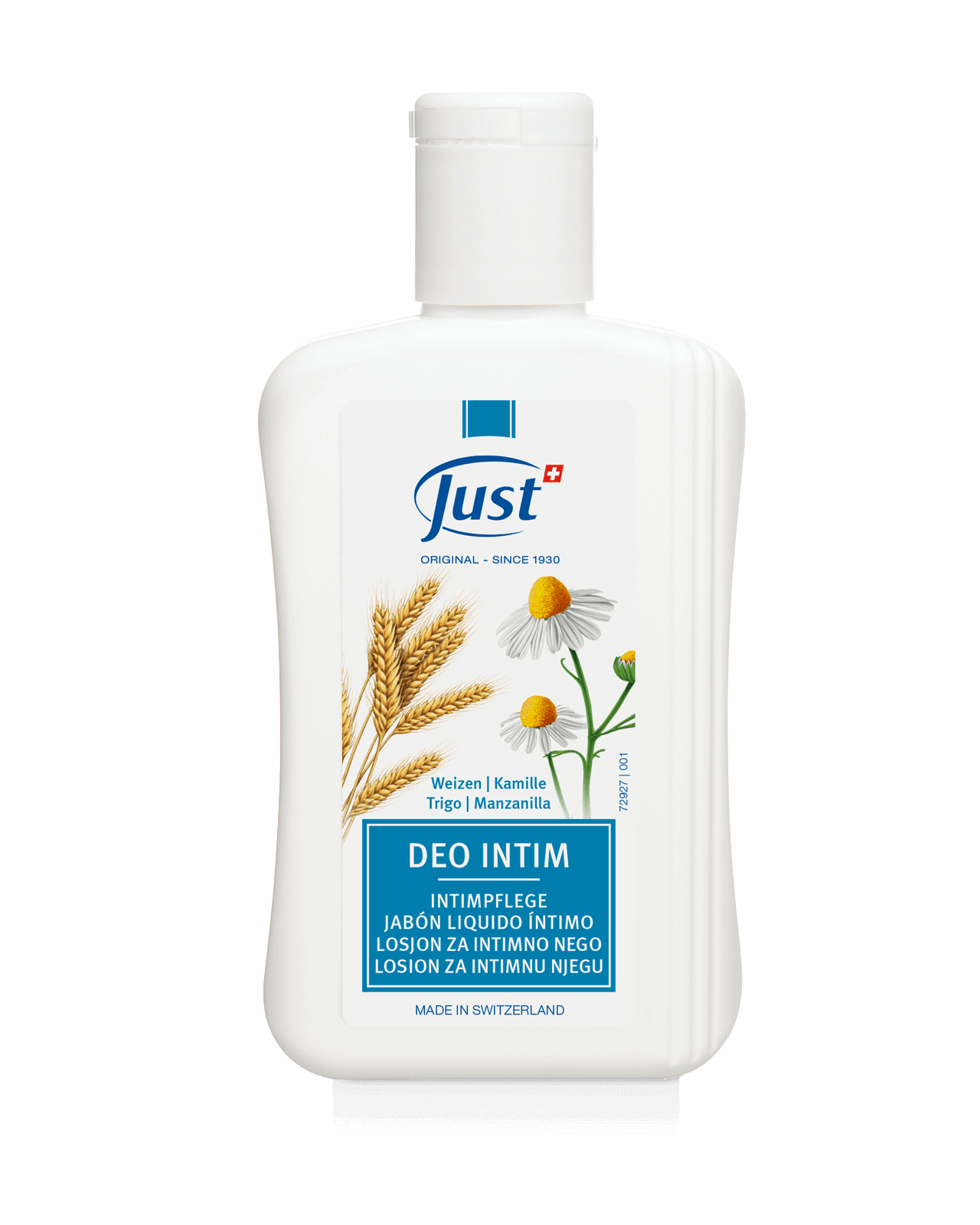 Deo Intim Jabón Just - Suave protección para la piel más delicada